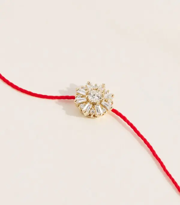 REDLINE Yellow Gold And Diamond Sol Soleil Bracelet