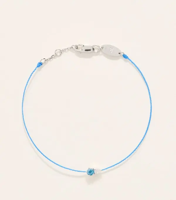 REDLINE White Gold, Topaz And Diamond Abby Bracelet