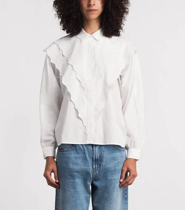 FRAME Poplin The Equestrian Shirt