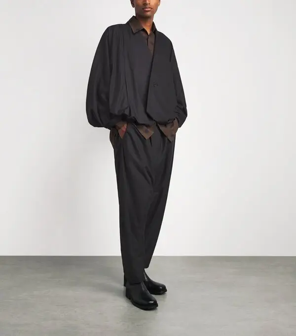 Issey Miyake Swing Tapered Trousers