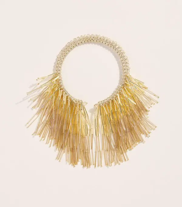 COPPOLA E TOPPO Fringe Sharon Necklace - White