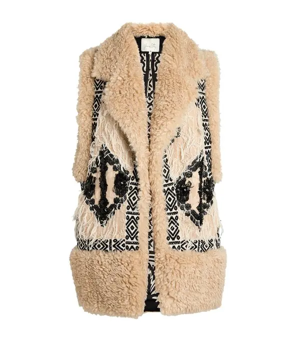 Johanna Ortiz Embroidered Salty Air Gilet - Ivory