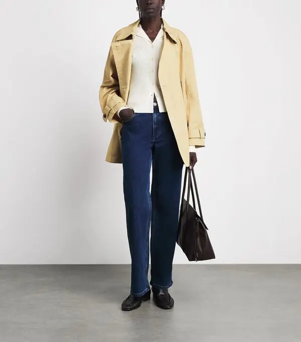 Theory Ribbed Polo Cardigan