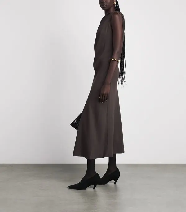 Theory Shoulder Twist Maxi Dress