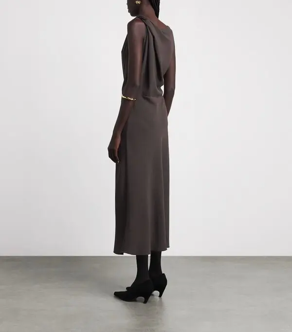 Theory Shoulder Twist Maxi Dress
