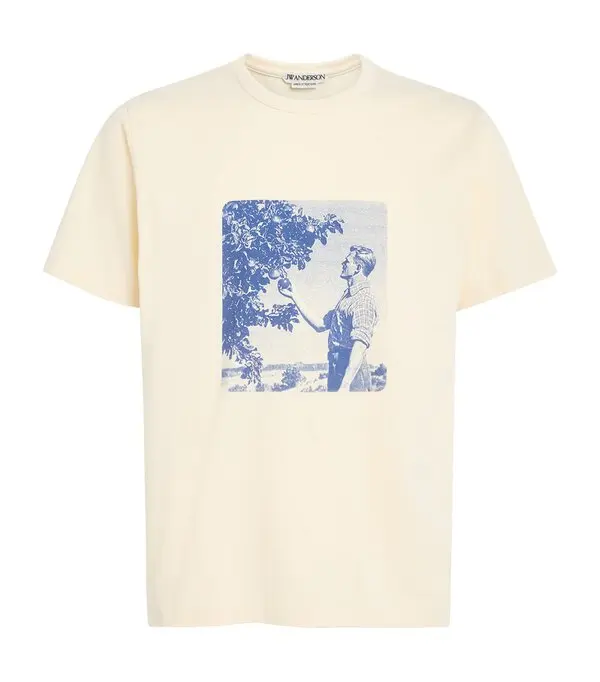 JW Anderson Cotton Picking Fruit T-shirt