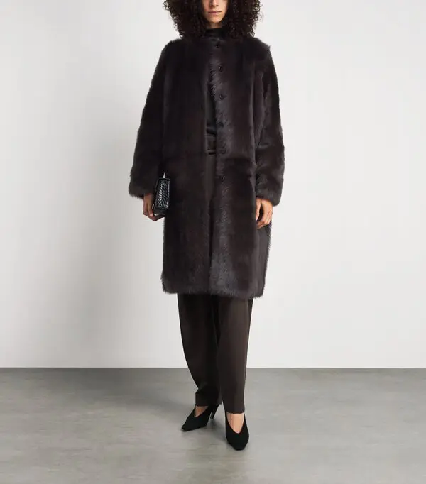 Almada Label Shearling Gemma Coat