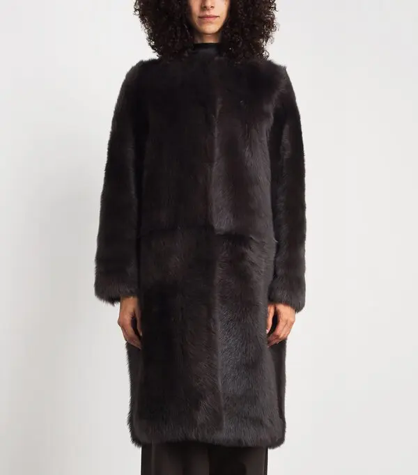 Almada Label Shearling Gemma Coat