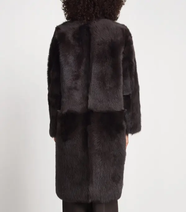 Almada Label Shearling Gemma Coat