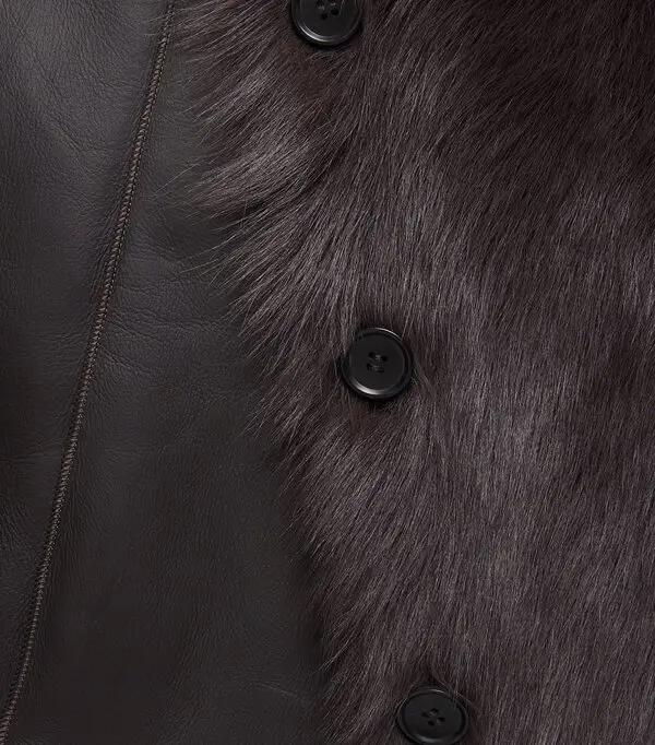 Almada Label Shearling Gemma Coat