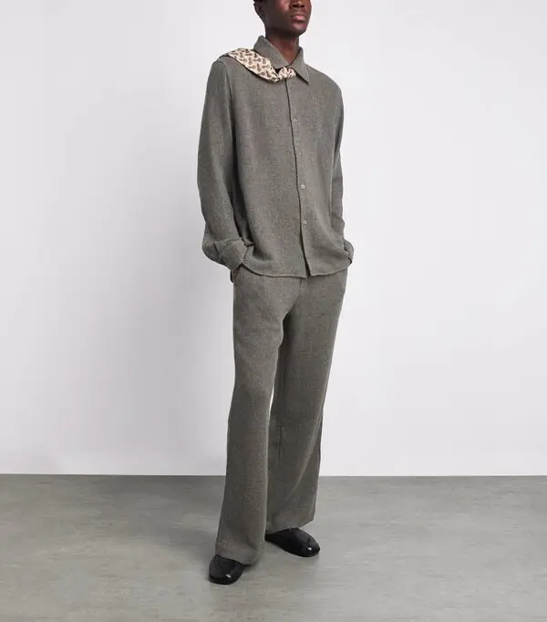 WON HUNDRED Wool-viscose Adriel Shirt