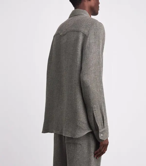 WON HUNDRED Wool-viscose Adriel Shirt