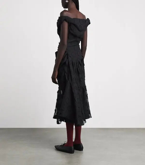VIVIENNE WESTWOOD Polka-dot Ginnie Frill Midi Dress