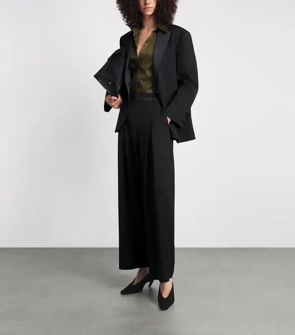 ME+EM Wool-blend Contour Tux Blazer