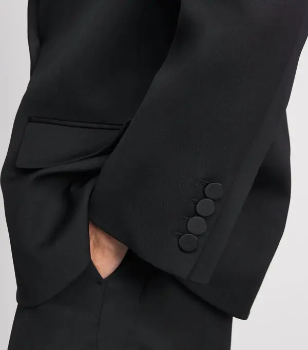 ME+EM Wool-blend Contour Tux Blazer