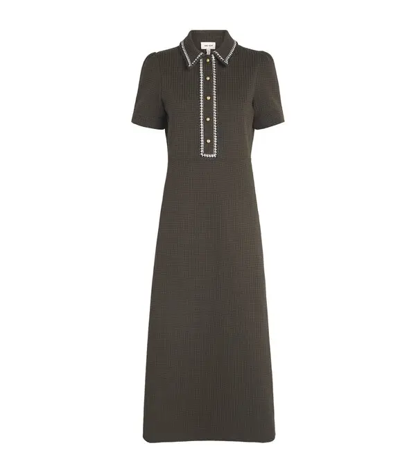 ME+EM Fit-and-flare Midi Dress