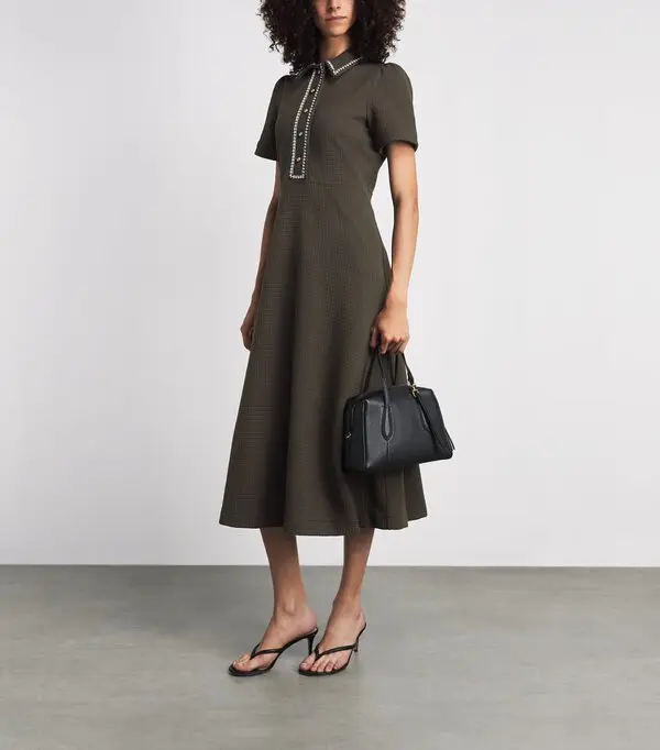 ME+EM Fit-and-flare Midi Dress