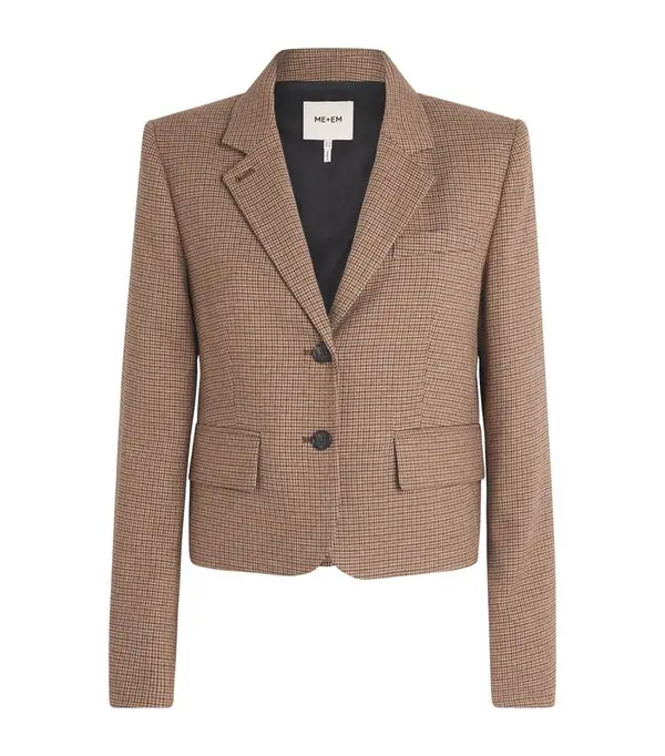 ME+EM Slim Cropped Blazer