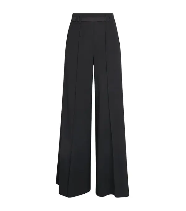 ME+EM Wide-leg Tux Trouser - Black