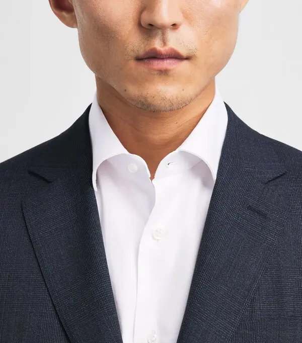 BARBA NAPOLI Cotton Poplin Slim Shirt