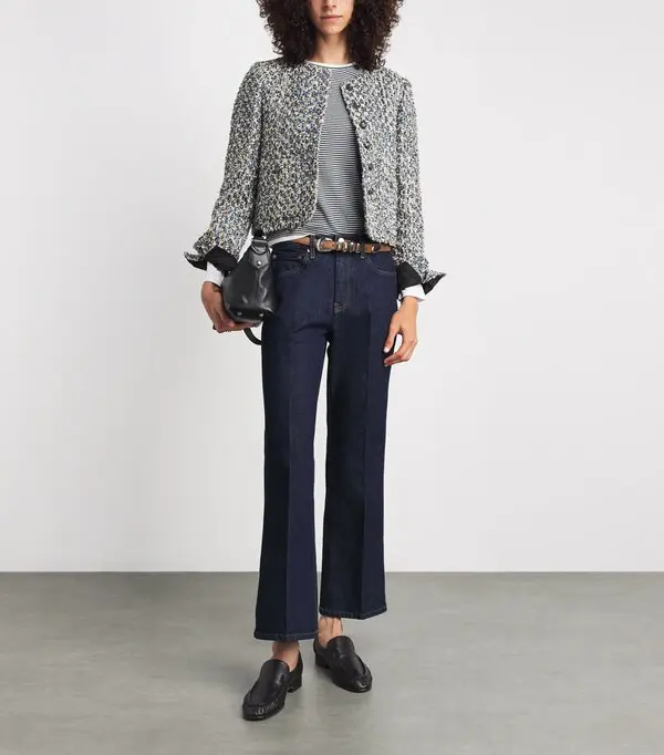 ME+EM Tweed Cropped Jacket