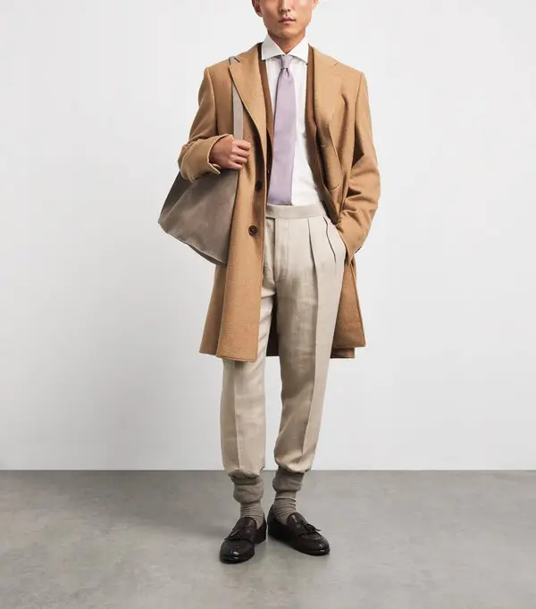 BARBA NAPOLI Cotton-cashmere Shirt - White