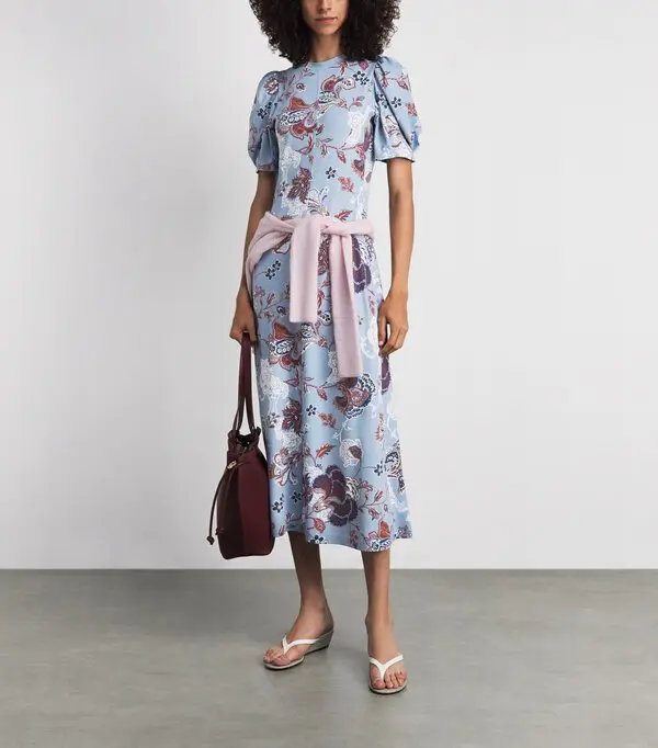 ME+EM Organic Cotton Paisley Maxi Dress
