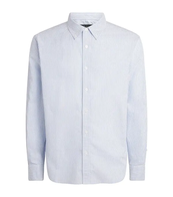 Rag & Bone Cotton Stripe Shirt - White
