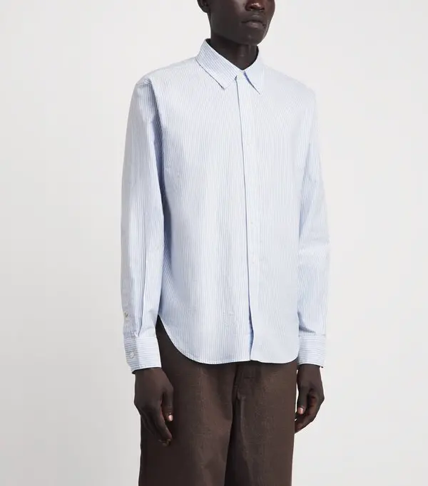 Rag & Bone Cotton Stripe Shirt - White