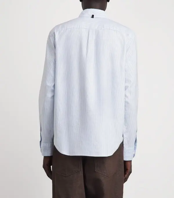 Rag & Bone Cotton Stripe Shirt - White