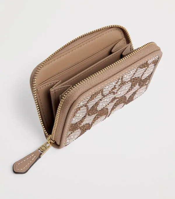 COACH Crystal Jacquard Card Holder