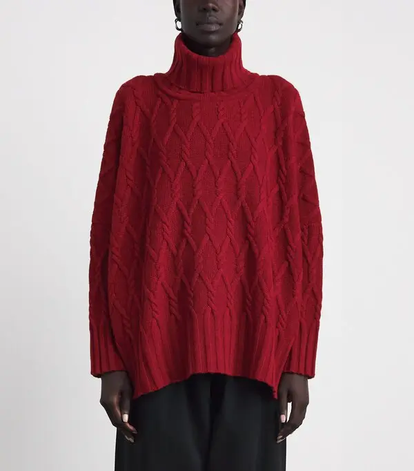 Eskandar Cashmere Cable-knit Rollneck Sweater
