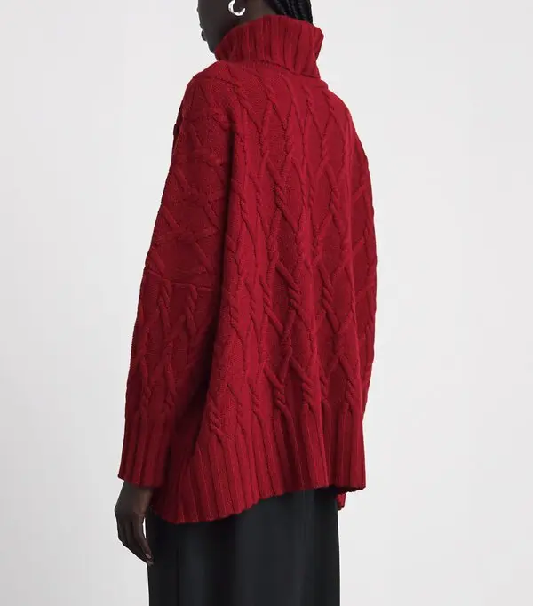 Eskandar Cashmere Cable-knit Rollneck Sweater
