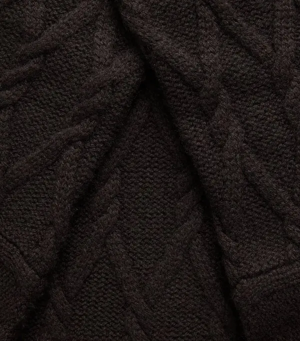 Eskandar Cashmere Cable-knit Rollneck Sweater