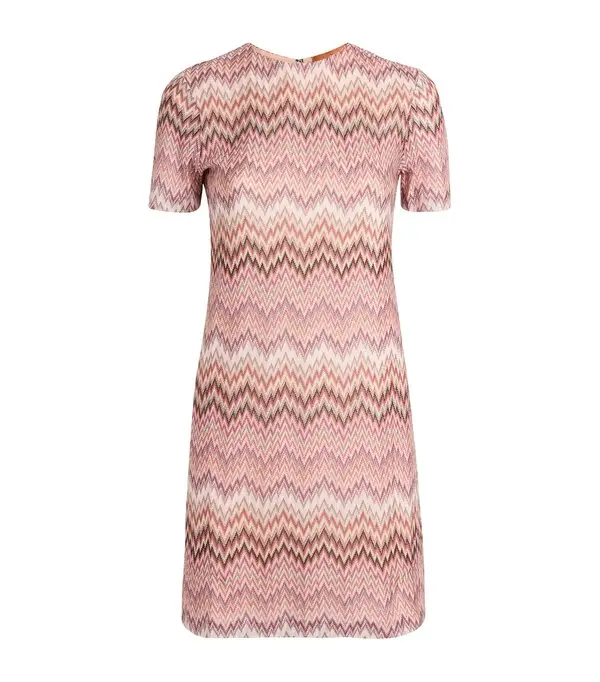 Missoni Zigzag Midi Dress - Pink