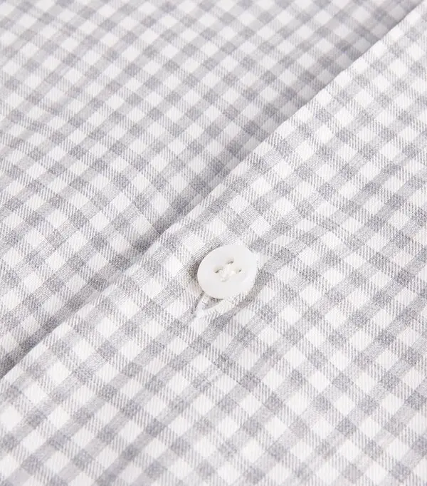 BARBA NAPOLI Cotton Washed Check Shirt