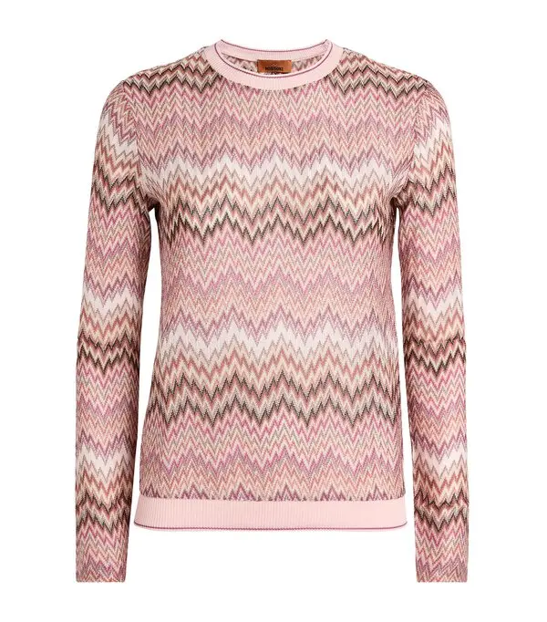 Missoni Zigzag Crew-neck Sweater