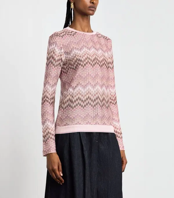 Missoni Zigzag Crew-neck Sweater