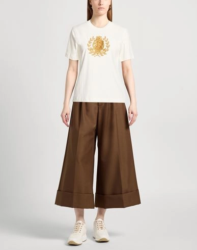 Burberry Embroidered Cotton T-shirt