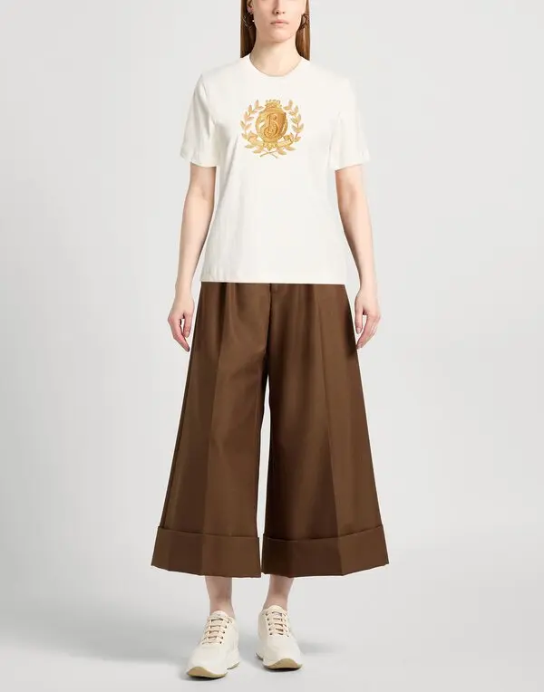 Burberry Embroidered Cotton T-shirt