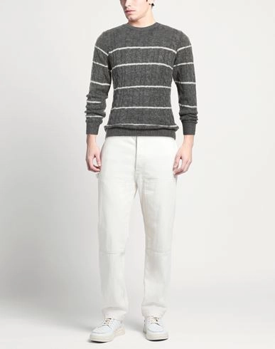 GAZZARRINI Striped Cable-knit Crewneck Sweater