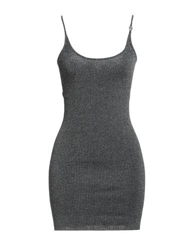 Amiri Mini Dress Size Virgin Wool, Polyester, Polyamide, Silk - Black