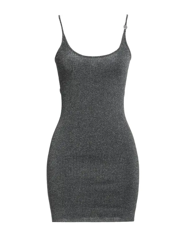 Amiri Mini Dress Size Virgin Wool, Polyester, Polyamide, Silk