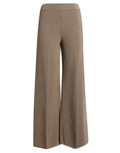 SIYU Wide-leg Merino Wool Jacquard-knit Pants - Khaki