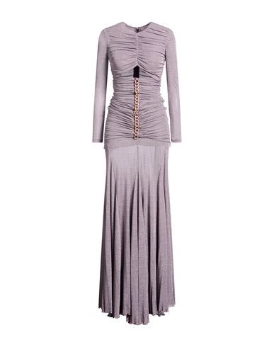 Elisabetta Franchi Maxi Dress Size Viscose, Polyamide, Polyester - Purple