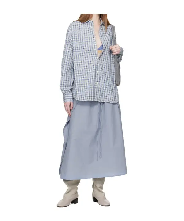 BASERANGE Claude Checked Button Shirt