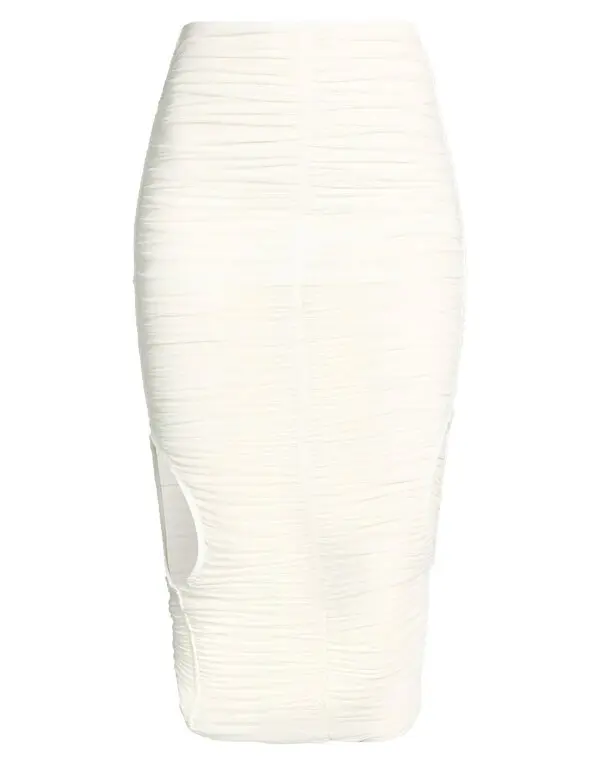 MUGLER Midi Skirt Size Polyamide, Elastane