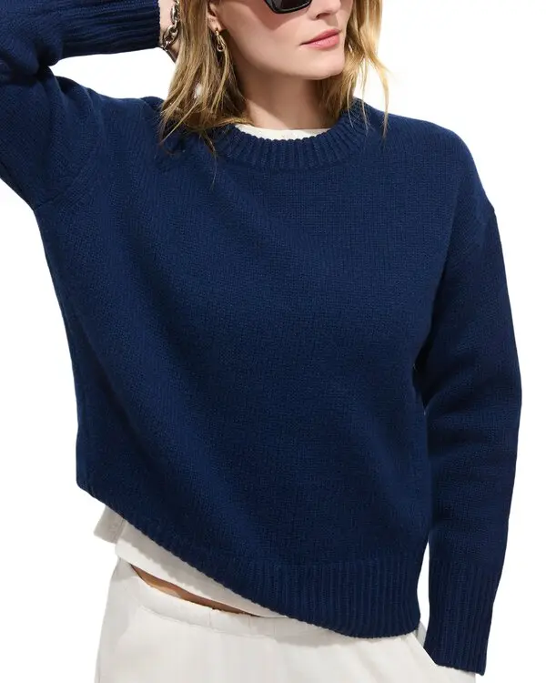ALEX MILL Nottinghill Wool Blend Crewneck Sweater