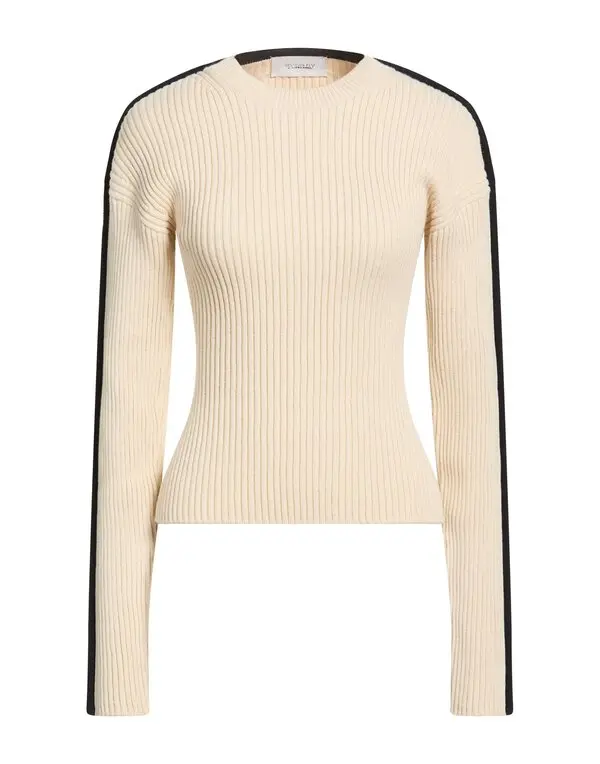 Sportmax Sweater Ivory Size Cotton, Polyester
