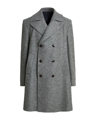 BALDESSARINI Coat Light Brown Size Wool - Grey